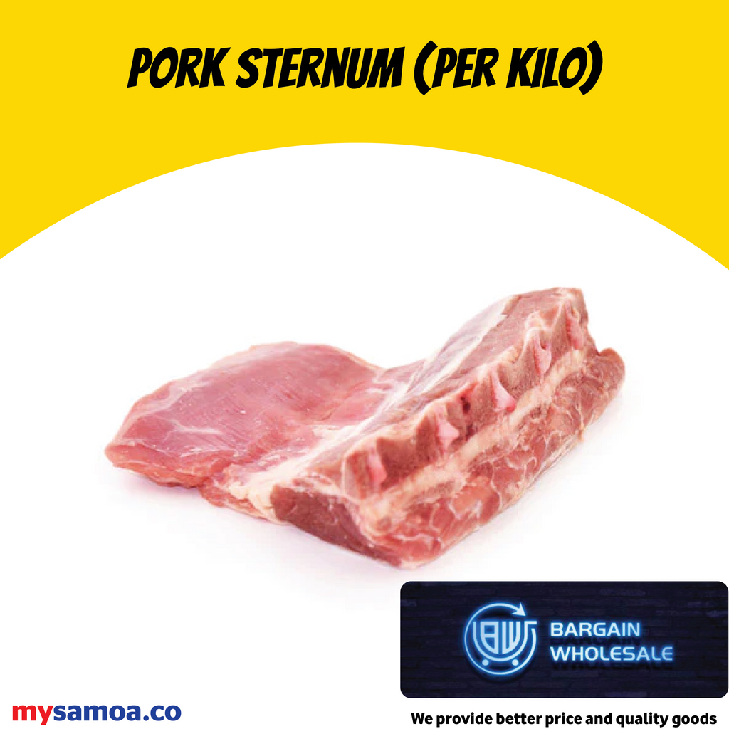 Pork sternum (Per Kilo) – My Samoa